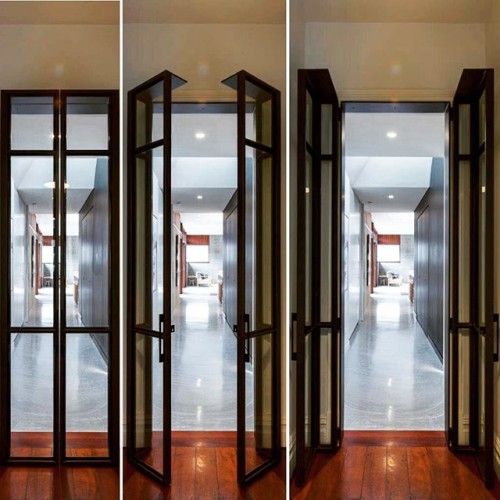 Details from site - I love this steel and glass french door we designed ...